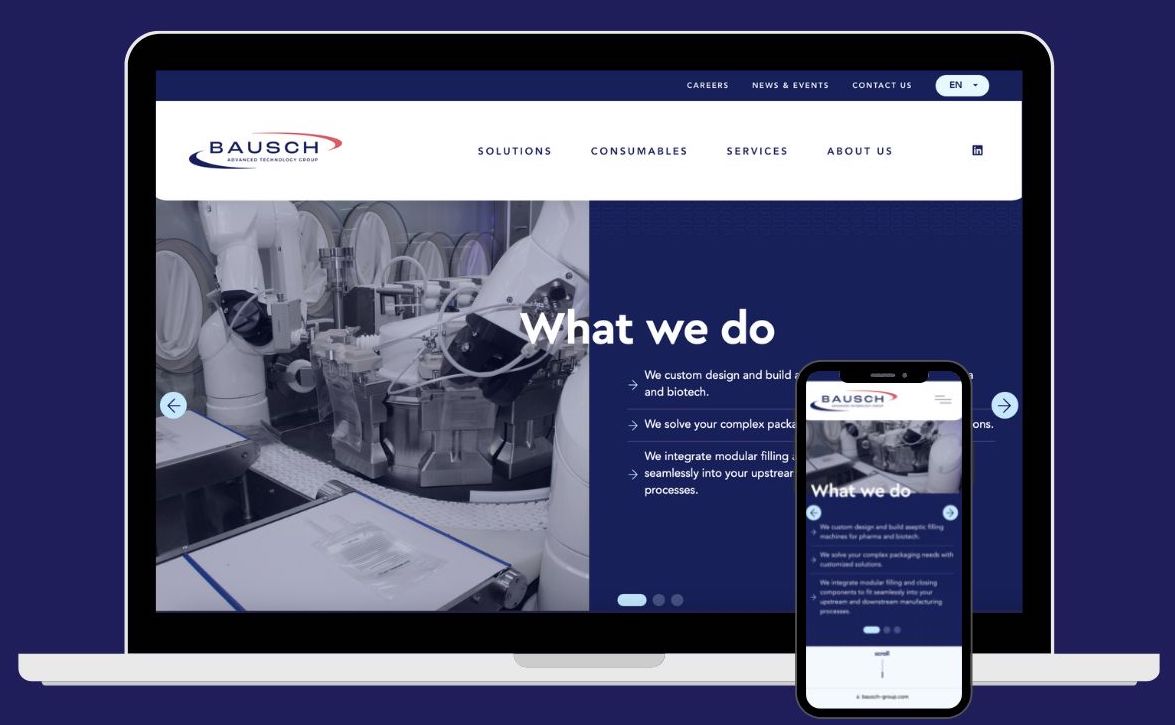 We're Excited to Showcase Our New Website - BAUSCH Advanced Technology Group